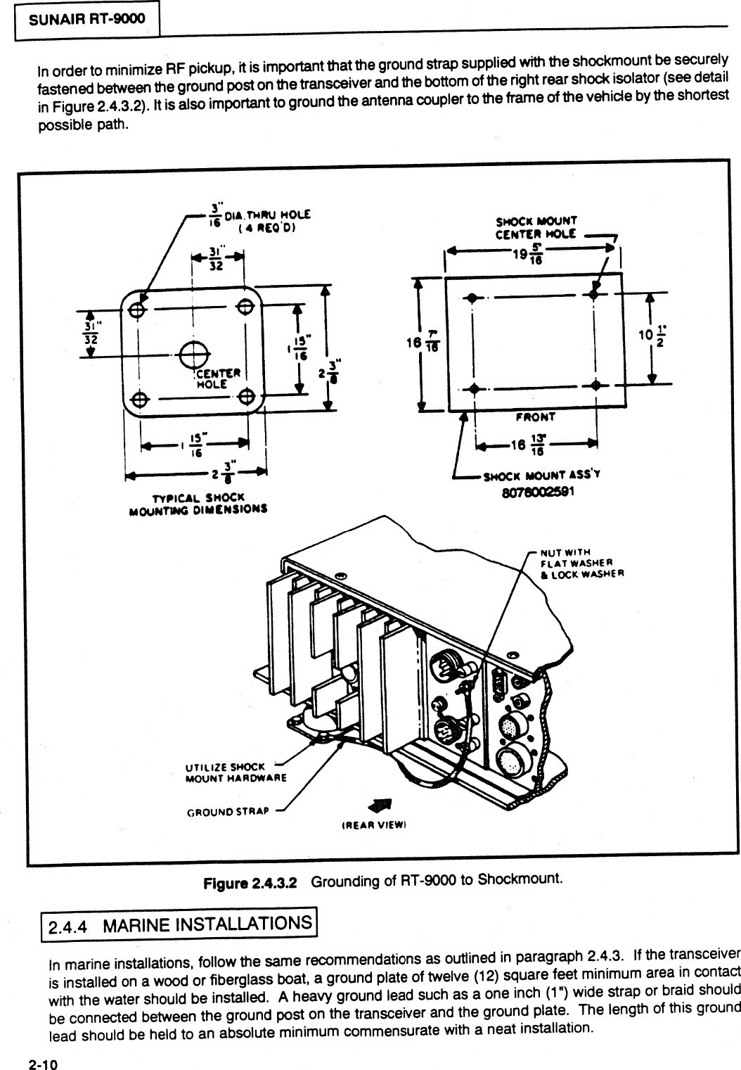 Riimic Sunair Electronics RT-9000 HF TRANSCEIVER User Manual User ...