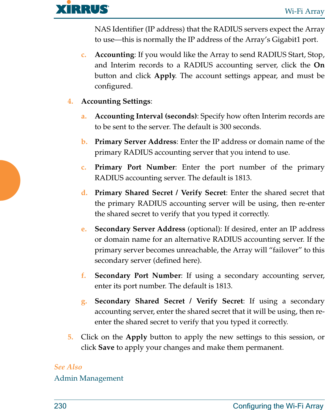Riverbed Technology XN4 Wireless LAN Array User Manual xirrus PDF
