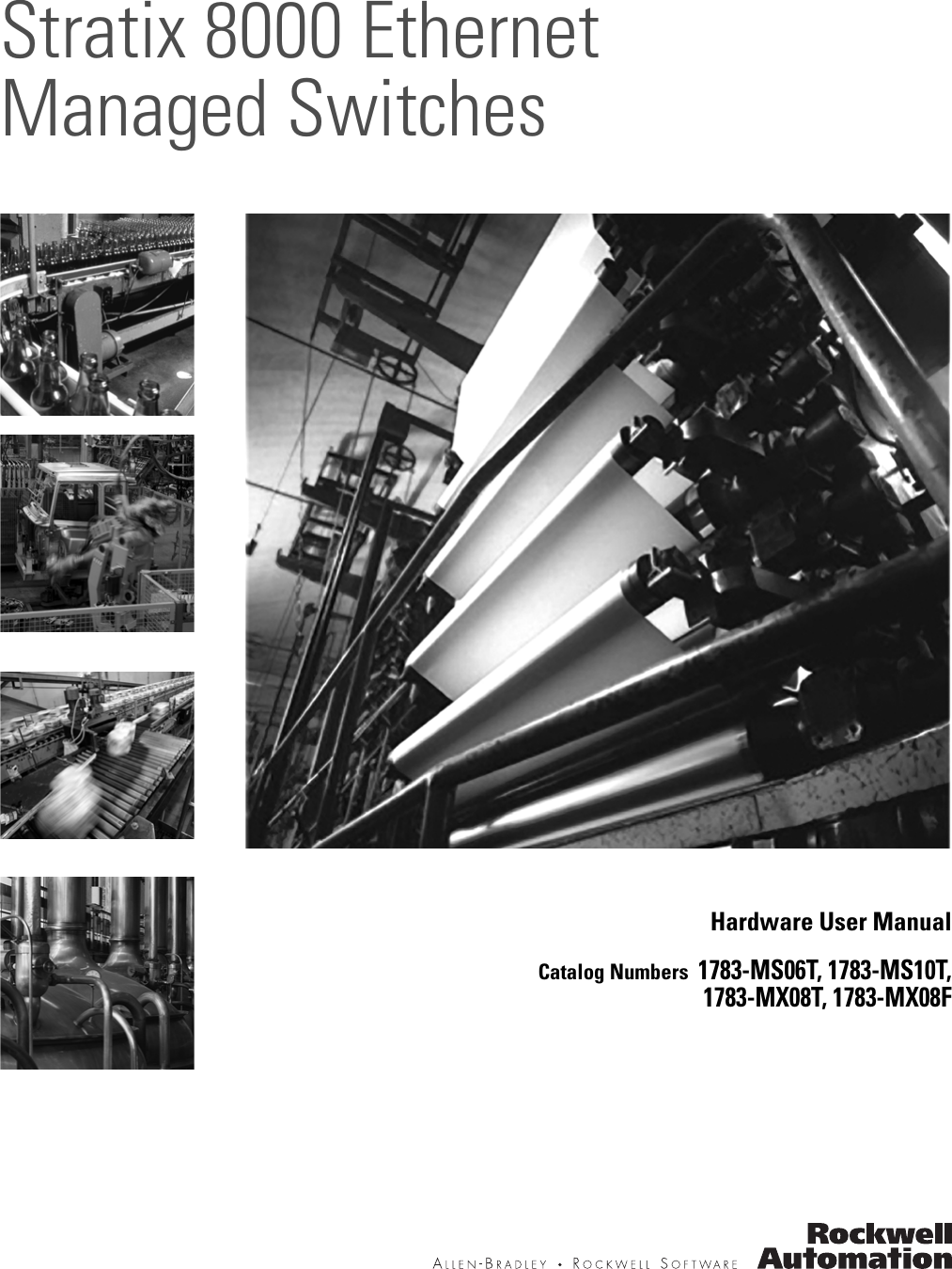 Rockwell Tools Stratix 8000 Ethernet 1783 Ms06T Users Manual Managed ...