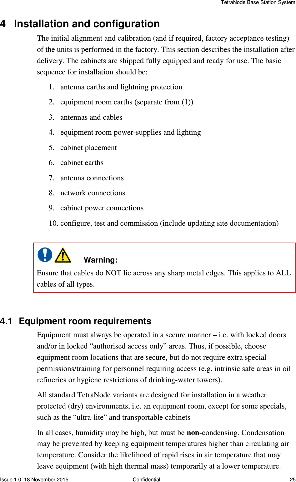 Rohill Engineering R-8070-450MHZ TETRA BASE STATION TRANSCEIVER User Manual
