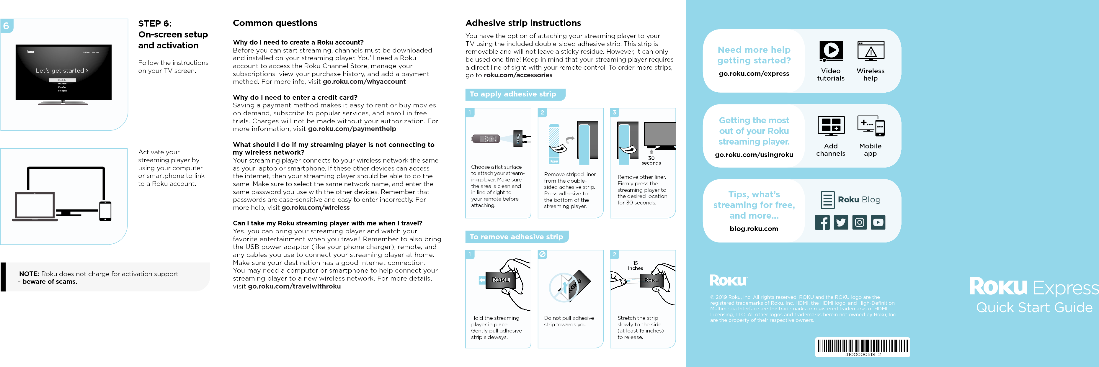 Roku R1027 STB User Manual 4100000518 2 Nemo IR QSG US FOR PRINT indd