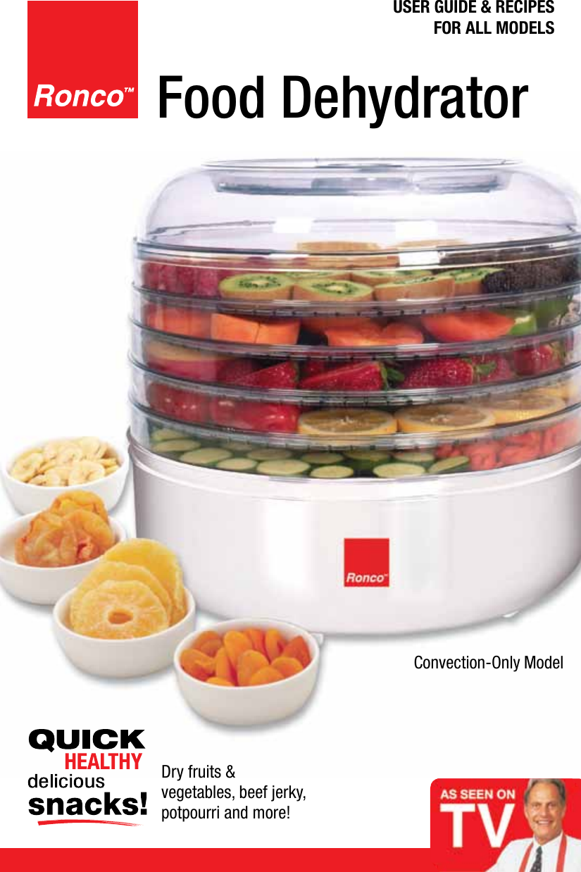 Ronco Electric Food Dehydrator Manual at Dominic Chumleigh blog