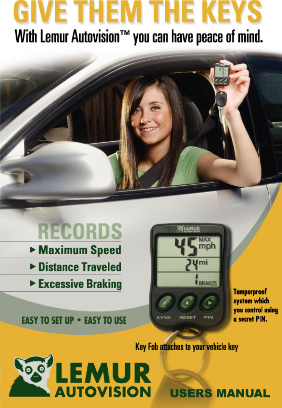 Root Four Imagination LS01 Lemur Autovision (Sensor) User Manual IM P1 ai