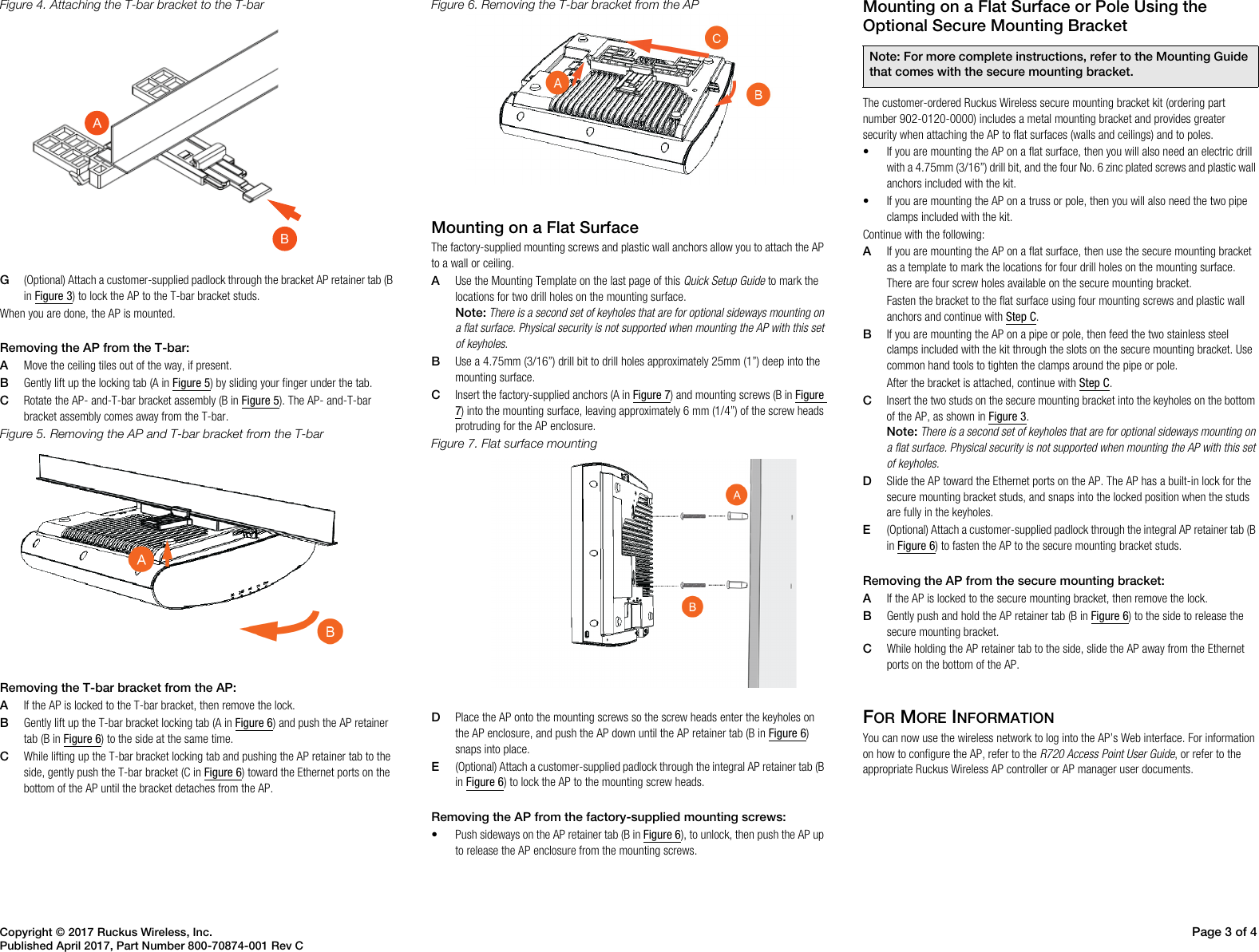 Ruckus R720 Access Point Quick Setup Guide Wireless QSG 800 70874 001 ...