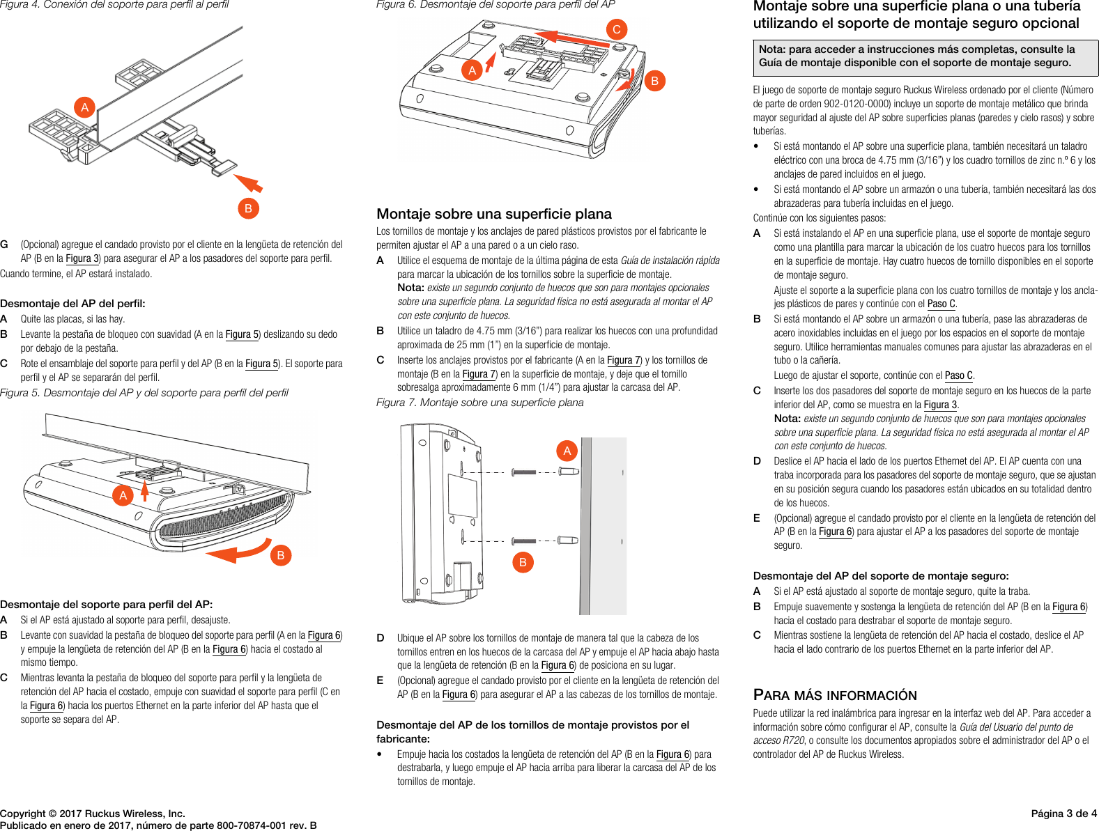 Ruckus R720 Access Point Quick Setup Guide Wireless (Latin Spanish ...