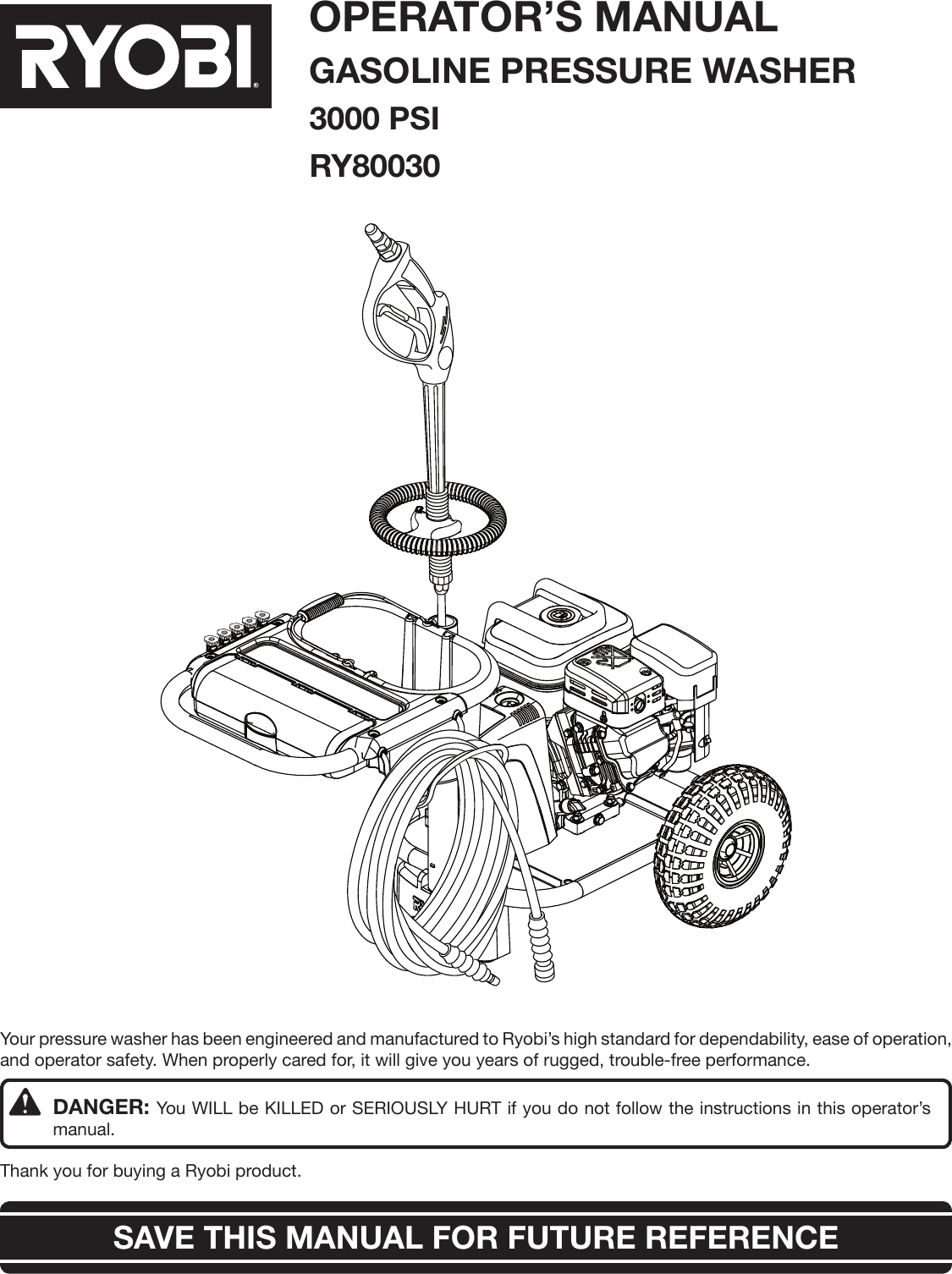 Ryobi 3000 Psi Operators Manual ManualsLib Makes It Easy To Find ...