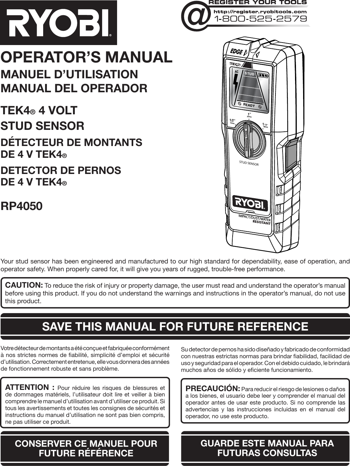 Ryobi Rp4050 Owner S Manual