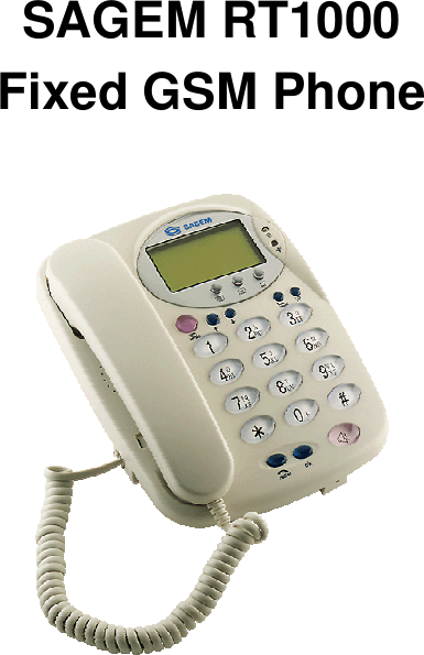 SAGEM 8126 Fixed GSM Phone User Manual V0 3