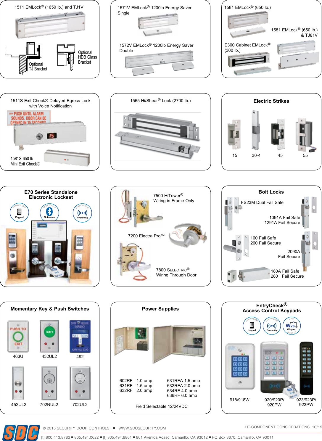 SDC Component Considerations