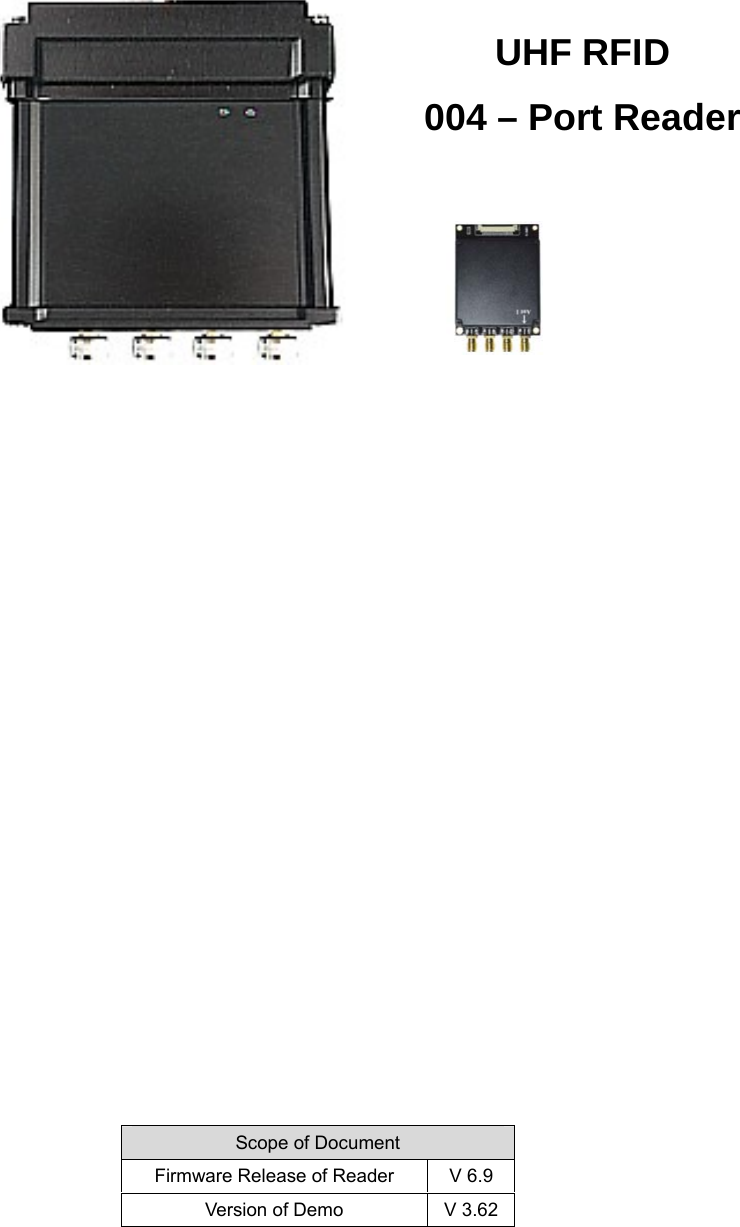 SID Global Sdn Bhd UR-004 UHF RFID Reader User Manual