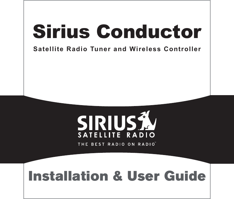 SIRIUS Conductor Installation And User Guide Manual
