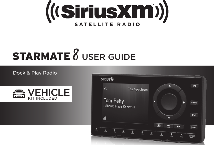 SIRIUS Starmate 8 User Guide 121008A Manual