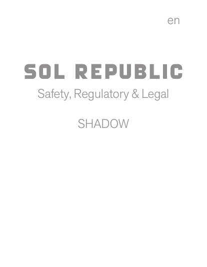 SOL REPUBLIC SF2 Shadow User Manual 2