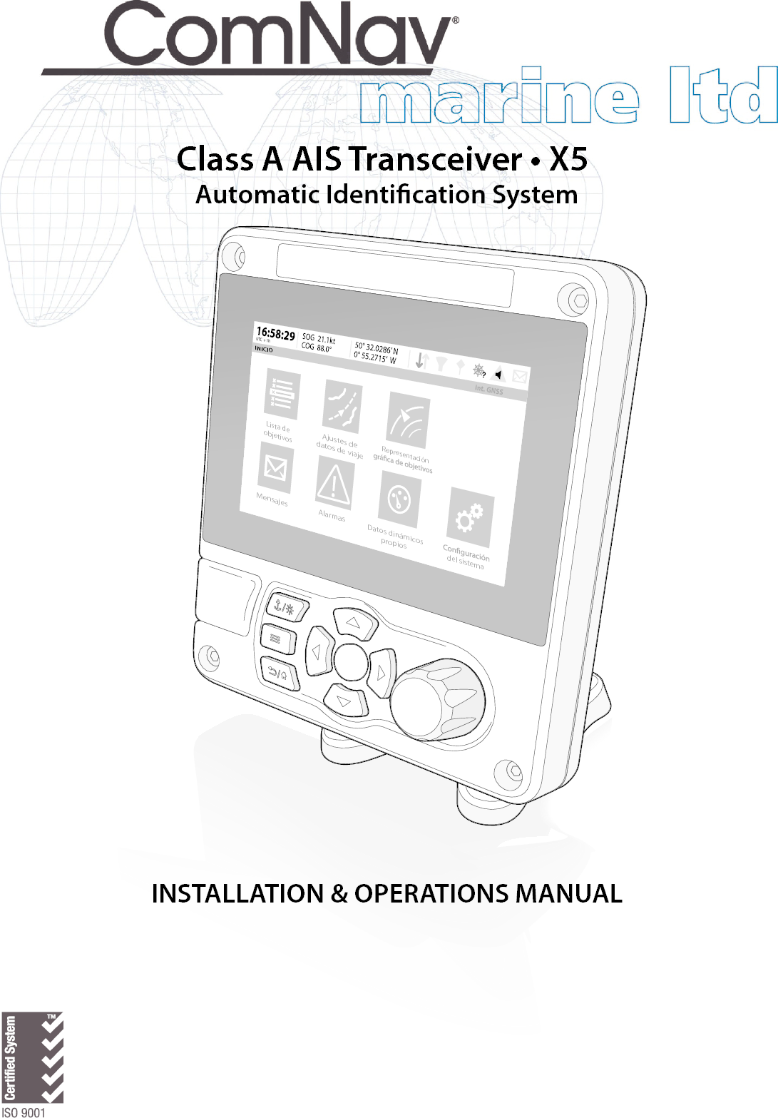 SRT Marine Systems plc 21410006 ComNav X5 Class A AIS Transceiver with ...