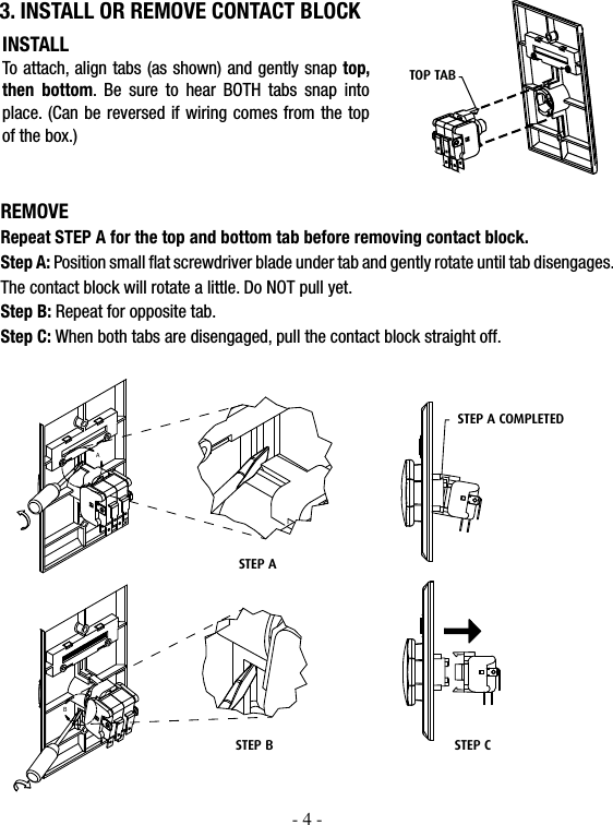 STI UB 1 Universal Button Installation UB1Install