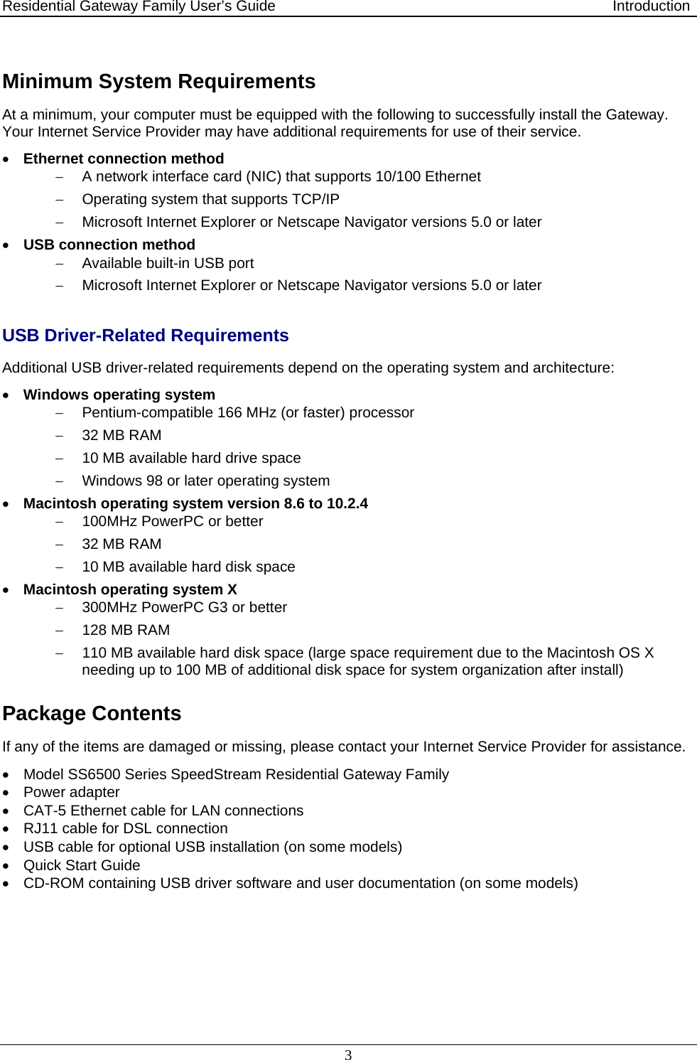 SagemcomS R651 802.11 b/g Wireless DSL Modem User Manual SpeedStream ...