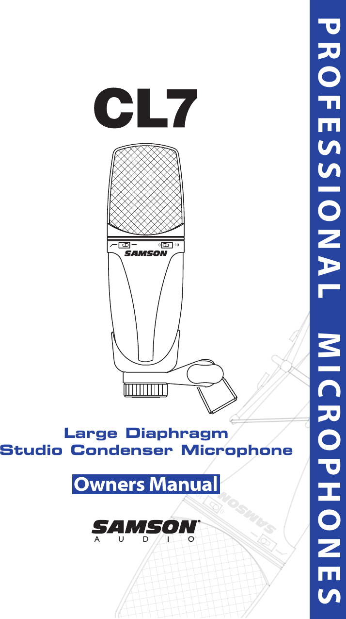 Samson Cl7 Users Manual CL7_ownman_V1.1