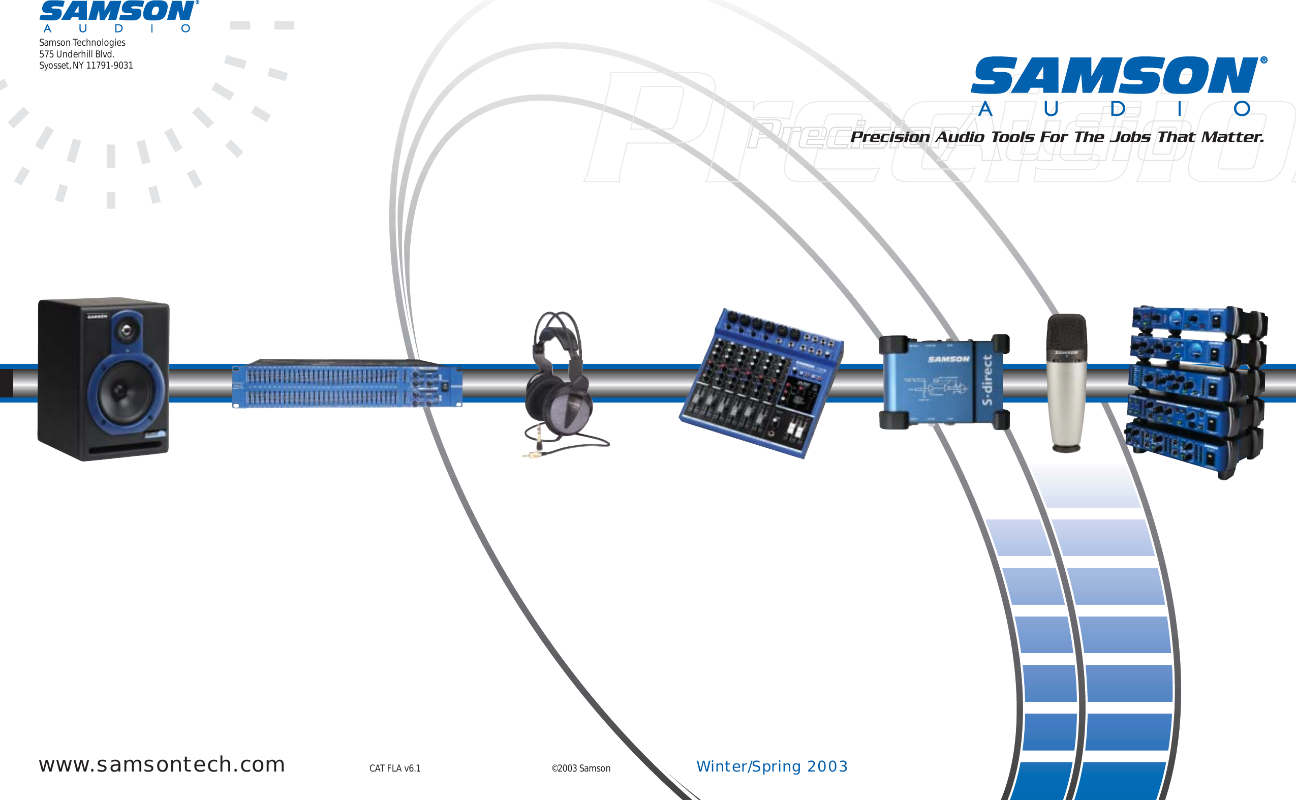 Samson Power Amplifiers Users Manual Audio Brochure 6.1