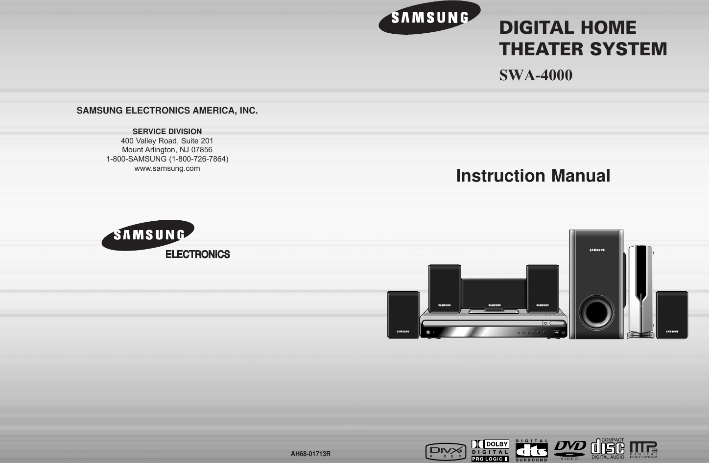 Samsung Electronics Co SWA4000 Wireless Receiver Module User Manual SWA ...