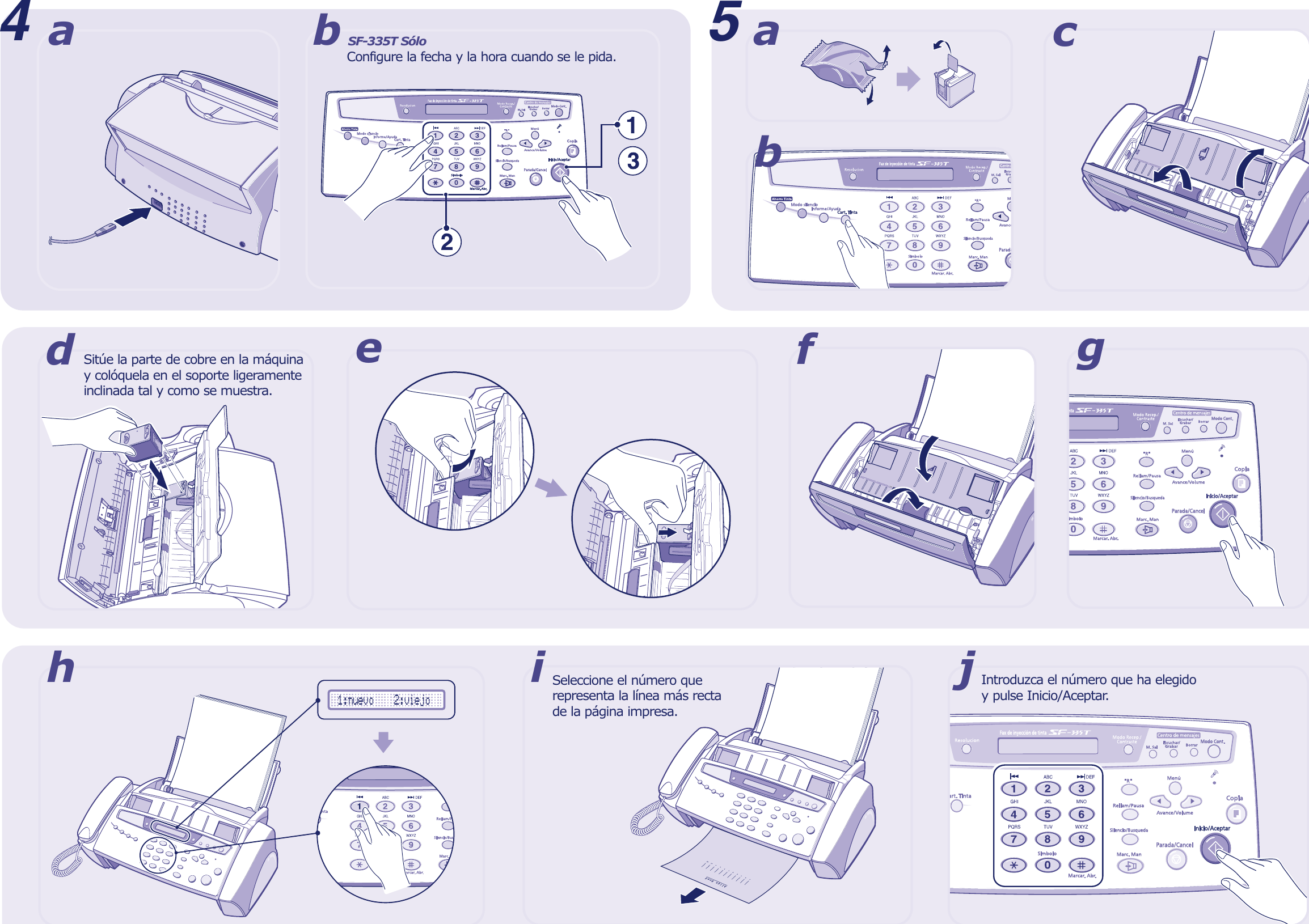 Samsung SF 335T 20030319150238968 Sf330 QIG Spanish