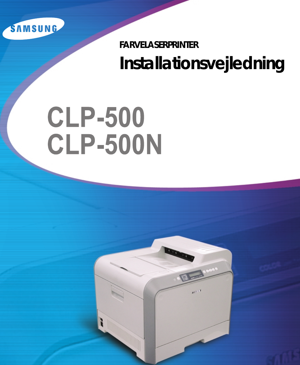 Samsung 500 DA USER CLP 500A 20050401101356218 500Series DANISH