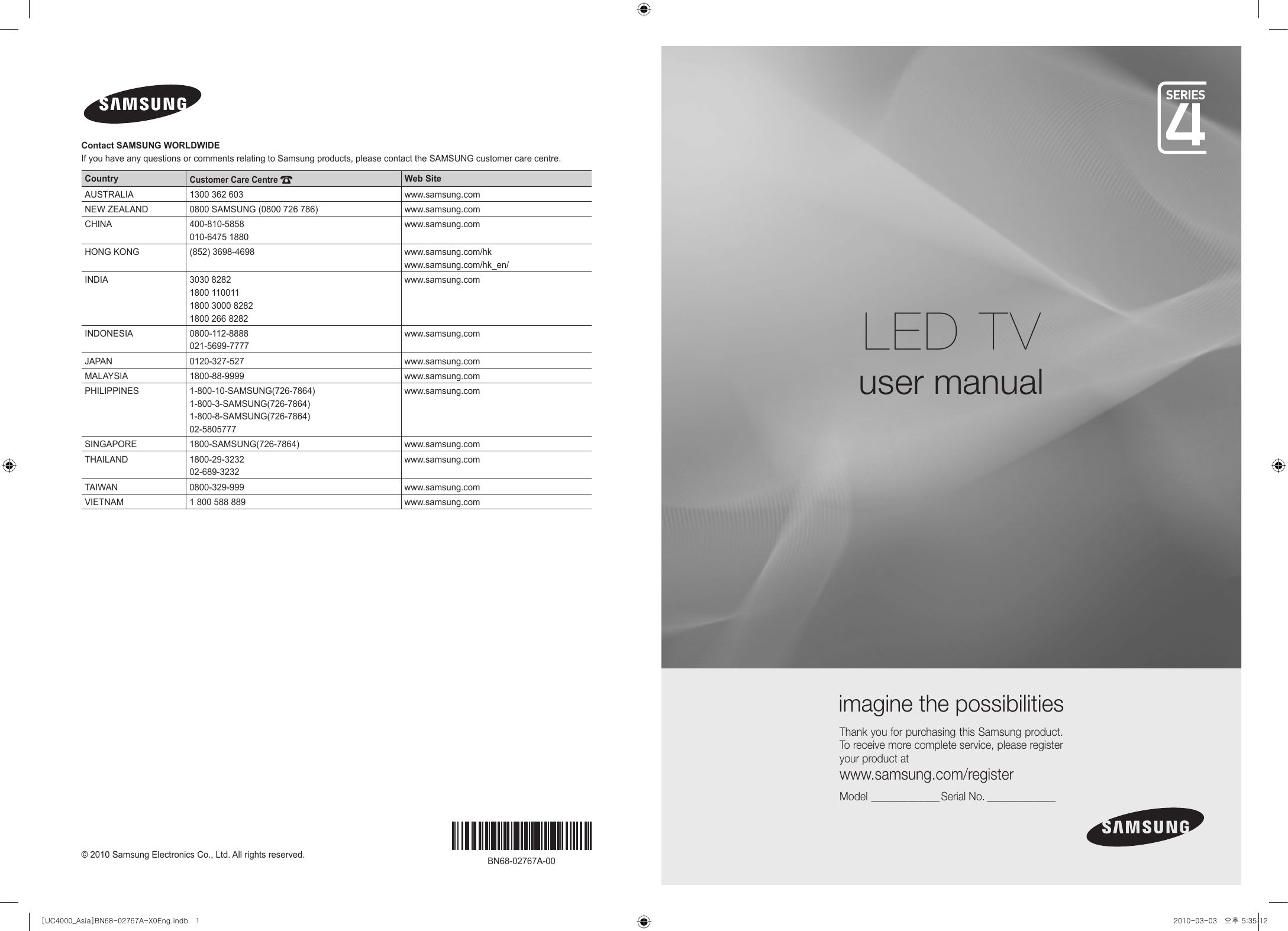 Samsung Bn68 02767A 00 Users Manual