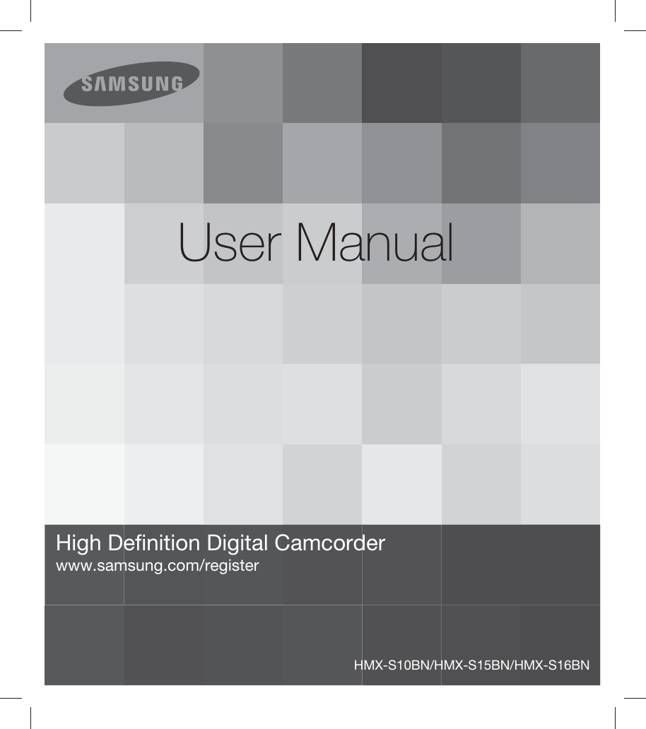 Samsung Hmx S10 Users Manual