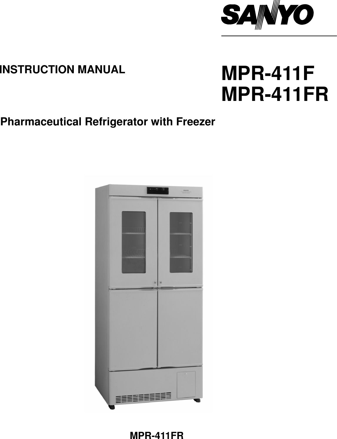 Sanyo Refrigerator Mpr 411F Users Manual