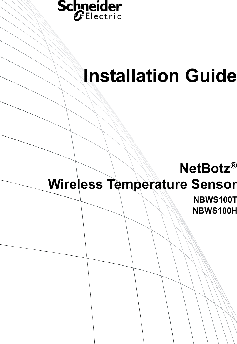 Schneider Electric IT NBWS100 MEASURES ROOM TEMPERATURE AND HUMIDITY ...