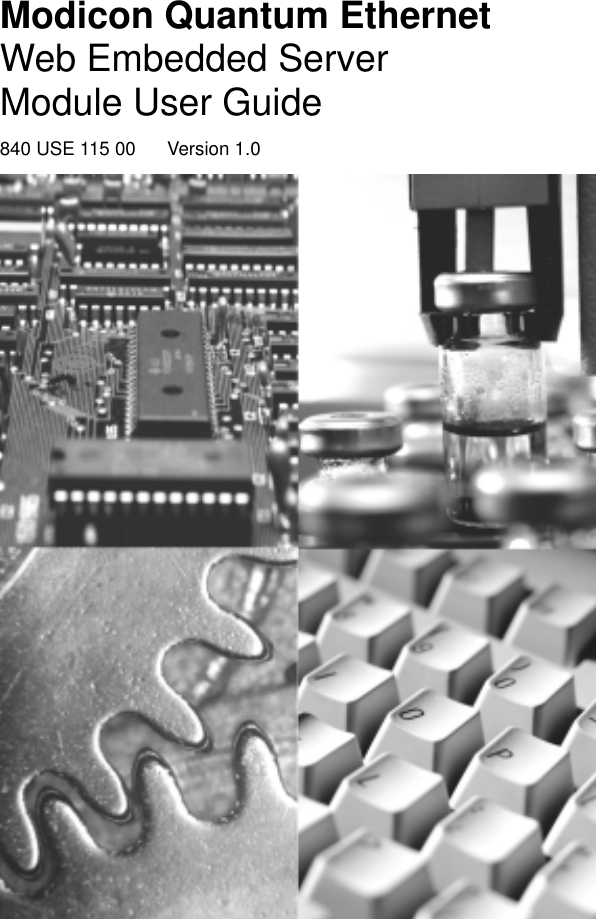 Schneider Optics Modicon Quantum Ethernet Users Manual Embserv