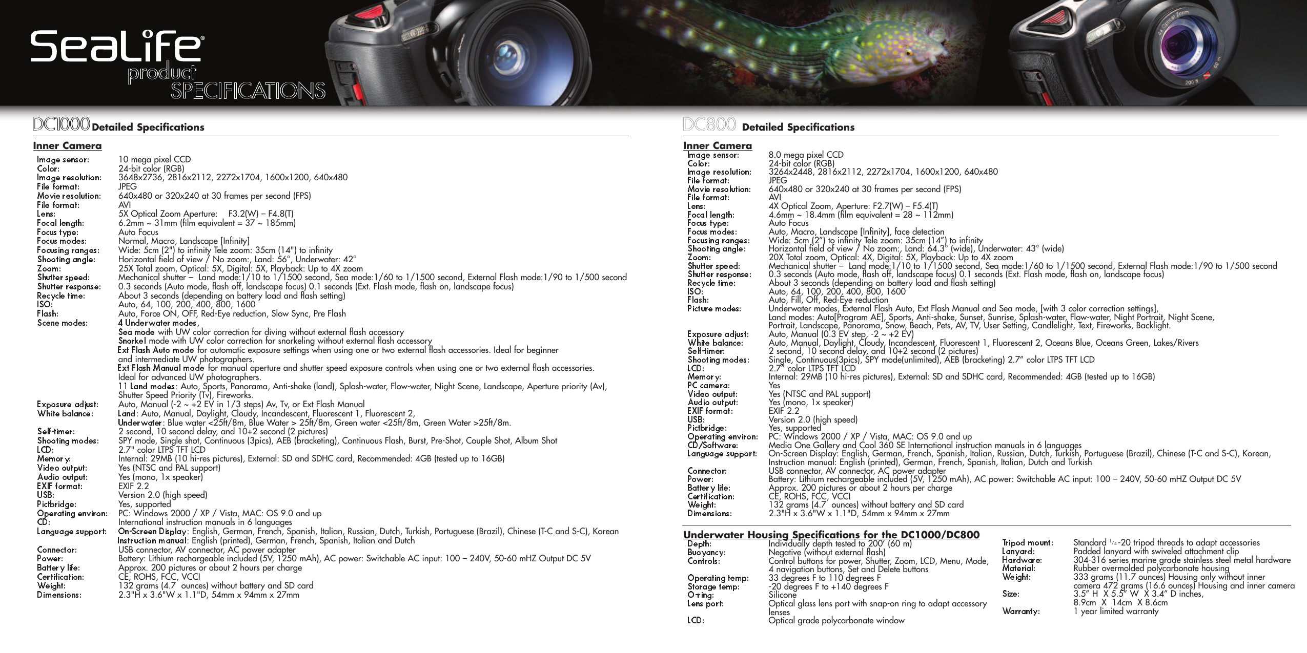 Sealife Dc1000 Users Manual SteinerXP_Field&StreamAd