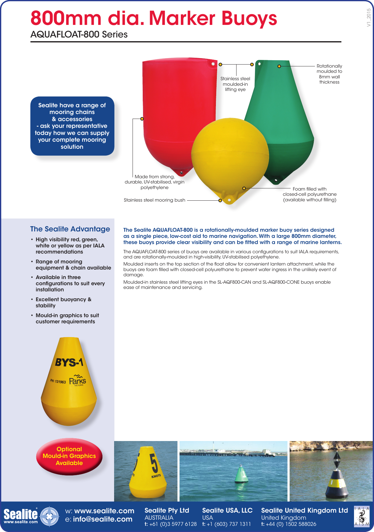 AQUAFLOAT 800 Series Pdf