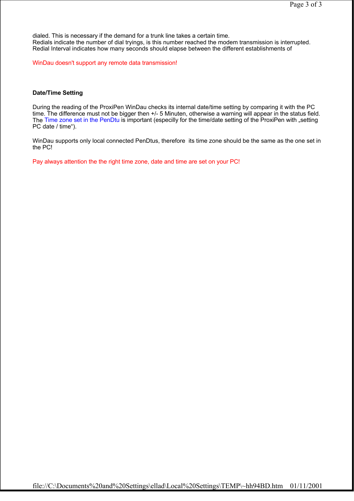 Securiton GCS PROXIPEN Battery Powered Data Collection Device User Manual