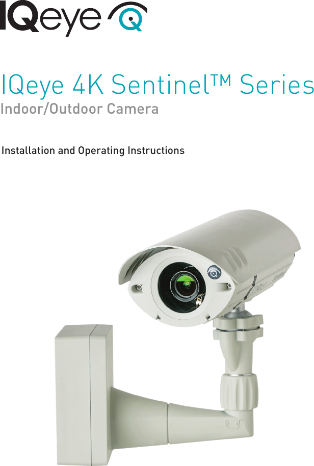 Security Sentinel 4K Install Guide Vicon User Manual
