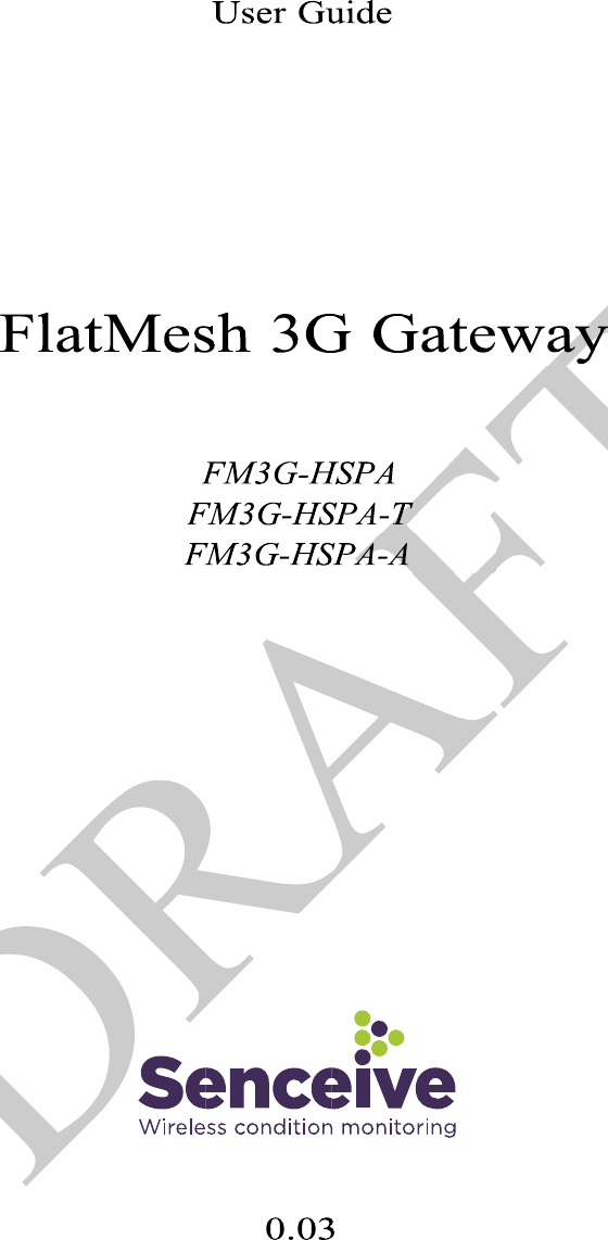 Senceive FM3G Gateway User Manual fm3g hspa manual v2