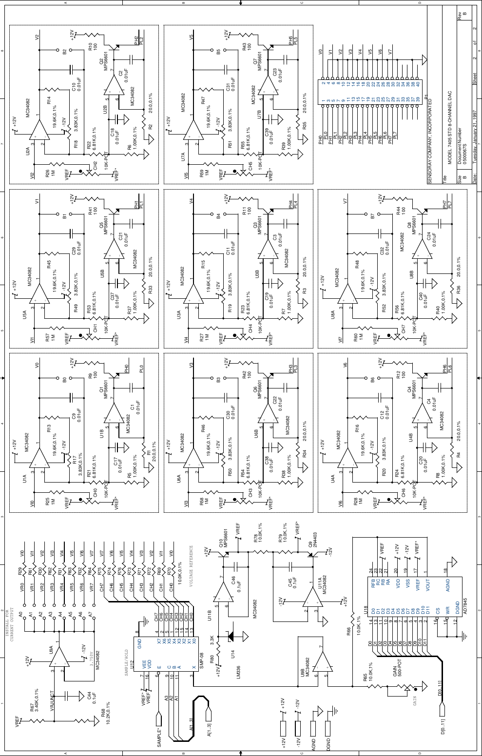 Sensory Science 7405 Users Manual