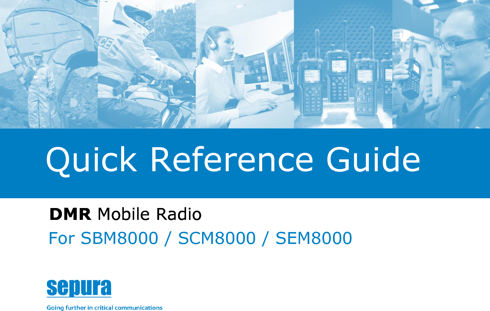 Sepura plc SEM8050 DMR Mobile Radio User Manual General