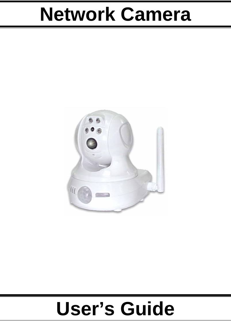 Sercomm RC8061 Wireless Network Camera User Manual