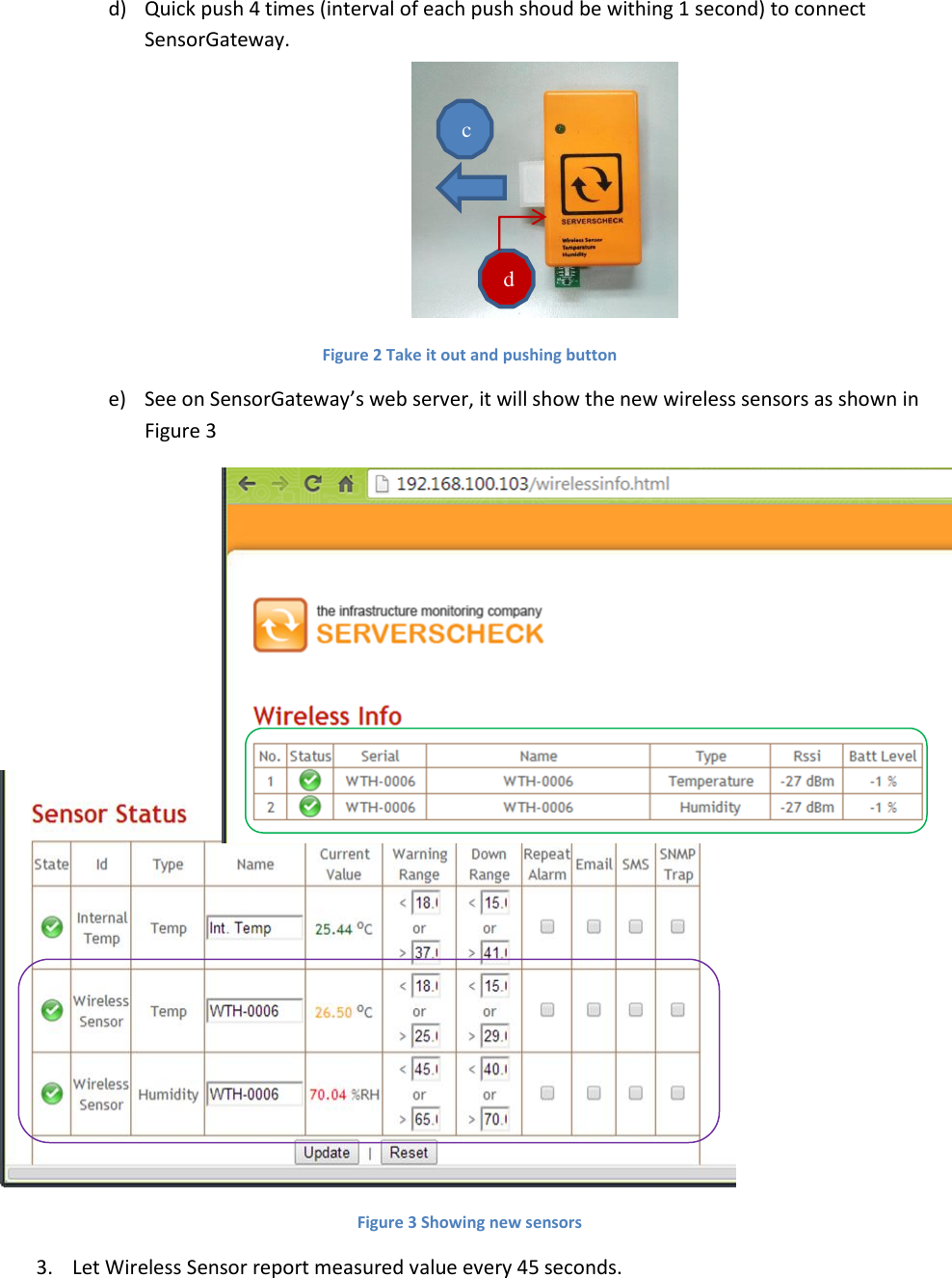 ServersCheck Europe WIRELESSSENSOR Wireless Sensor User Manual