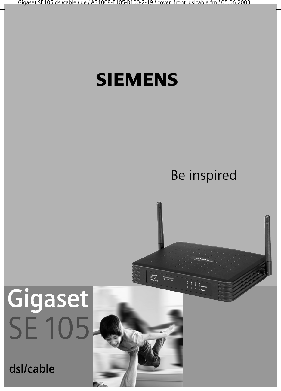 Siemens Se105 Users Manual Wl_Router