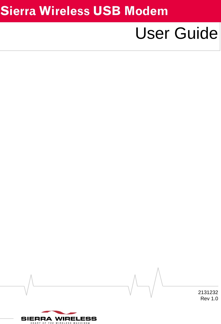 Sierra Wireless U306 USB Modem User Manual HSPA Modem Installation Guide