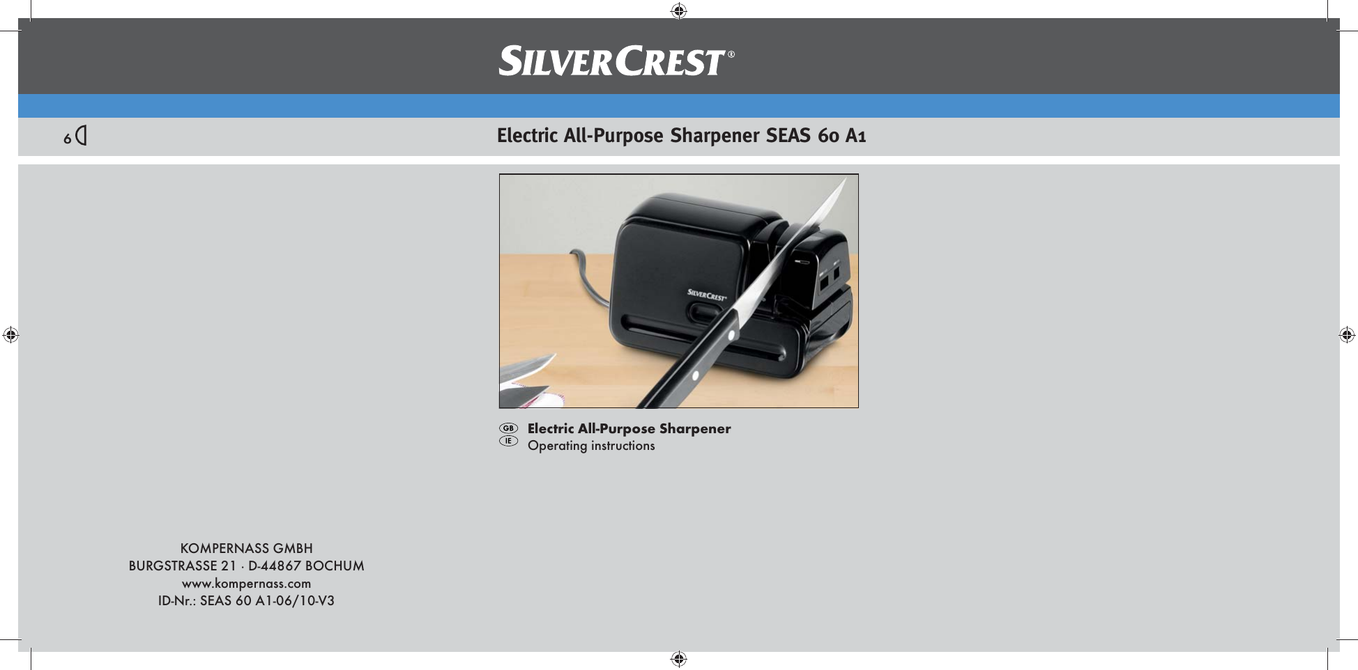 Silvercrest Seas 60 A1 Users Manual