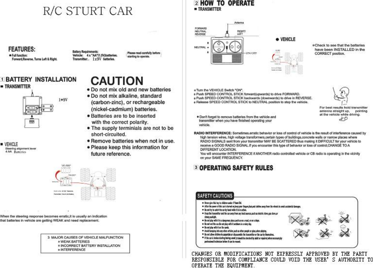 Simbable Inustrial SB073111734249 R/C Sturt Car Discussion and FAQ ...