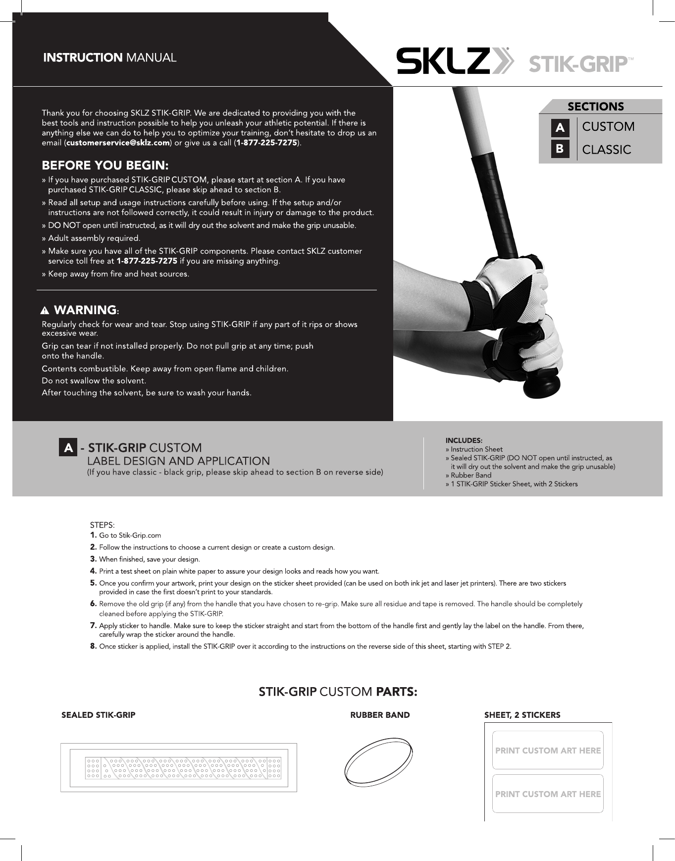 Stik Grip Instructions S V1