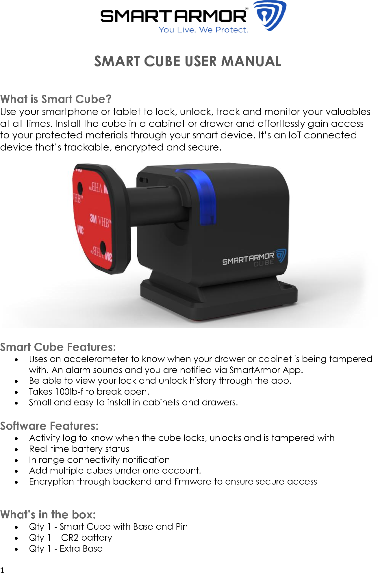 Smart Armor Protected Smart Armor 090 Mobile enabled locking system ...