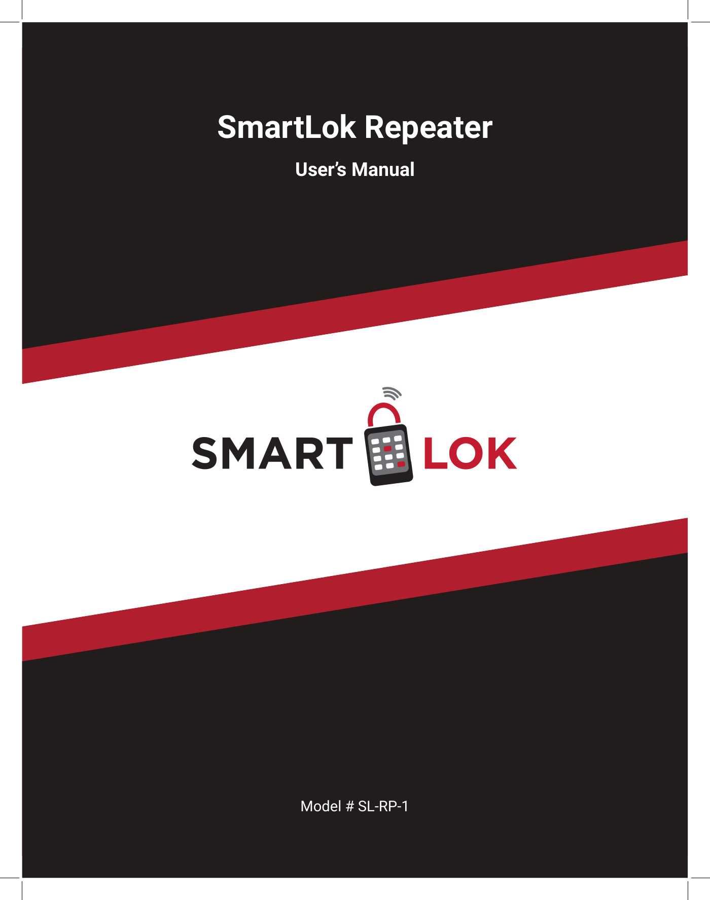 SmartLok Systems SL-RP-1-A00 Repeater User Manual