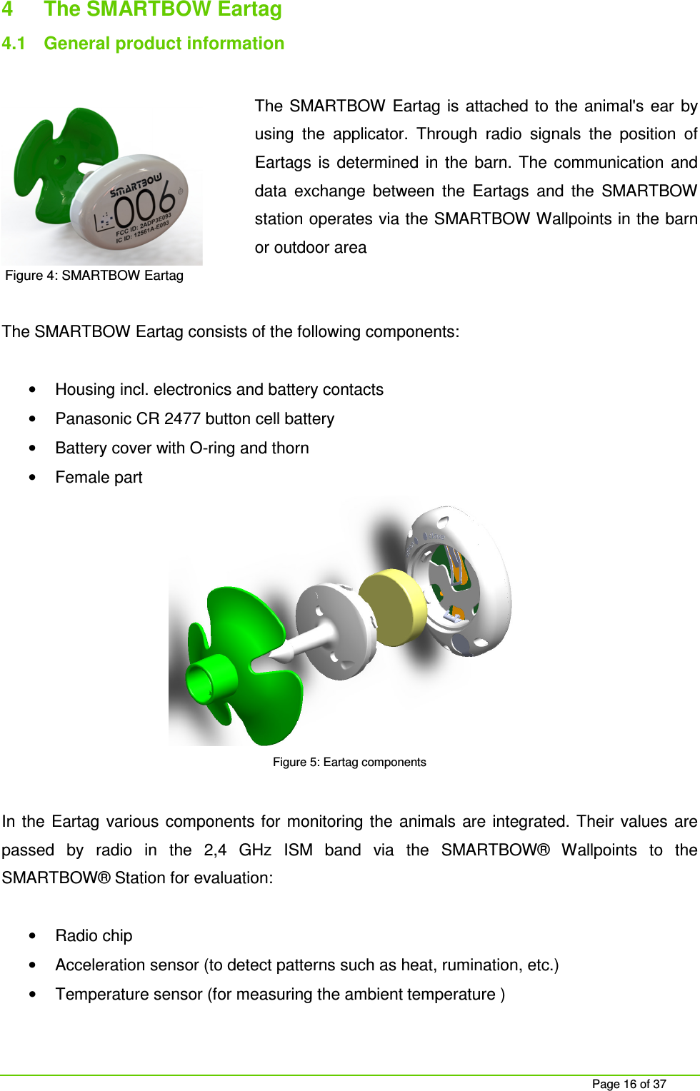 Smartbow E093 Eartag for animals User Manual