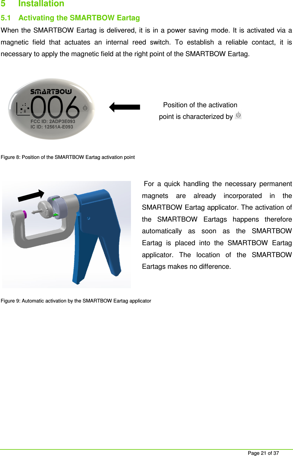Smartbow E093 Eartag for animals User Manual