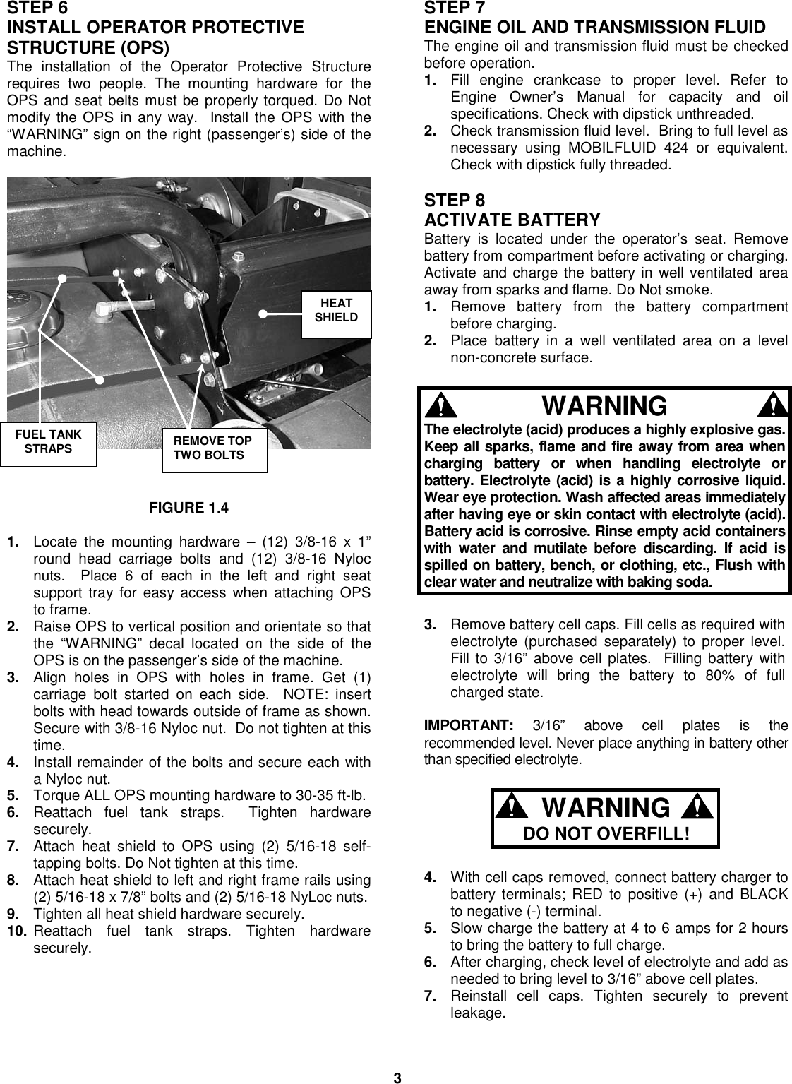 Snapper Grounds Cruiser Utility Vehicle Users Manual 7 4510d