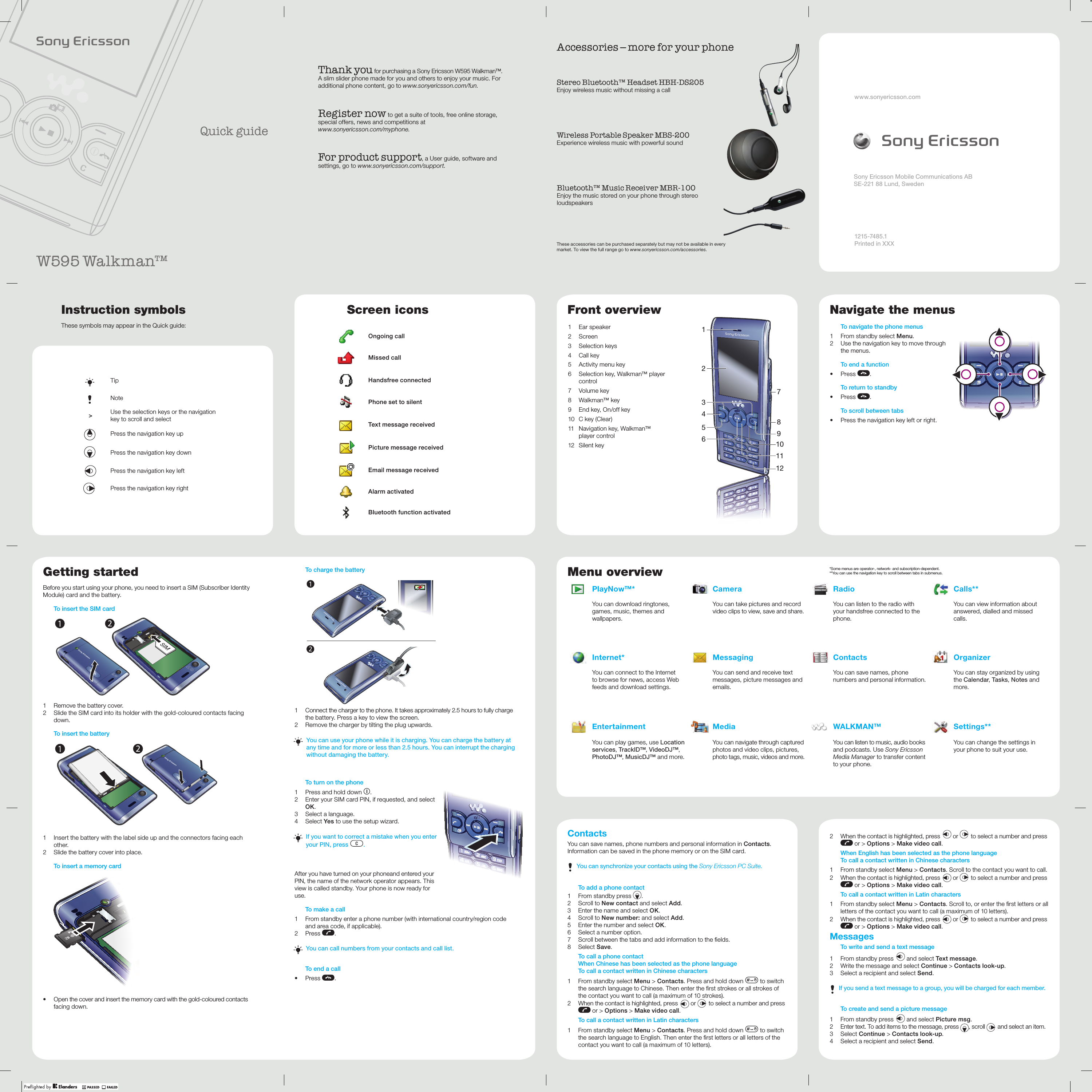 Sony A3052111 GSM 850/900/1800/1900/GPRS/EDGE UMTS FDD 1 mobile phone ...